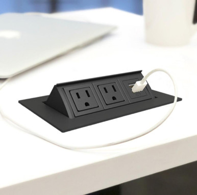 Special-T MhoB In-Surface Power Module with 2 Receptacles and USB Duplex