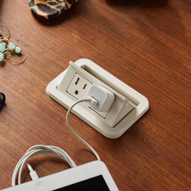 Special-T Nacre In-Surface Power Module with 2 Receptacles