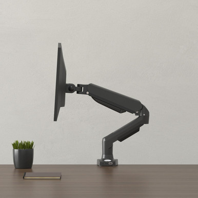 Office Source Charcoal Finished Single Screen Monitor Arm OSAC4008