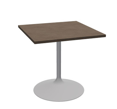 Global Anywhere Square Table with Metal Trumpet Base