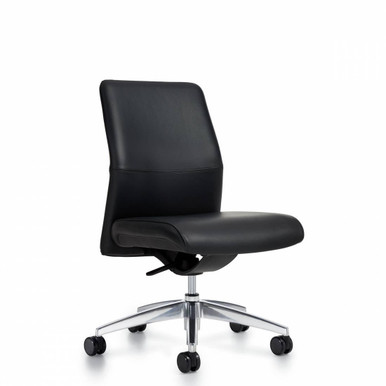 Global Include Series Mid Back Armless Weight Sensing Synchro-Tilter ...