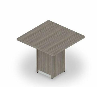 Global Zira 36" Square Laminate Top Meeting Table with Slim Base ZS3636SQ