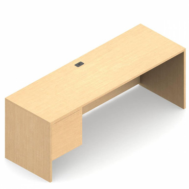 Global Total Office Adaptabilities Credenza with Pedestal A2072CSL