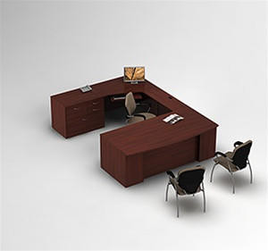 Global Zira Series Executive Desk Configuration 16