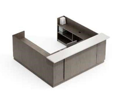 Global Zira High End U Shaped Reception Desk
