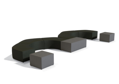 Offices To Go Large Modular Ottoman Seating Layout