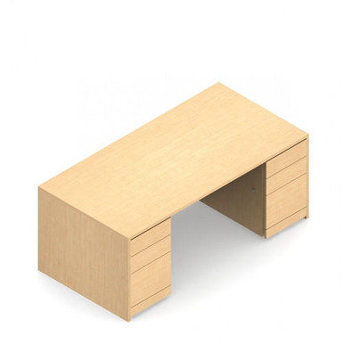 Global Adaptabilities 60" Double Pedestal Desk