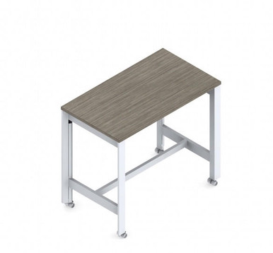 Global Bridges II 36"H Collaborative Standing Table with Casters