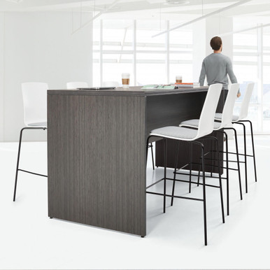 Global Zira 42" High Collaborative Standing Table