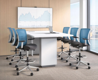Global Zira 36.5" High Collaborative Media Table