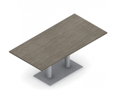 Global Swap Dual Column Base Conference Table