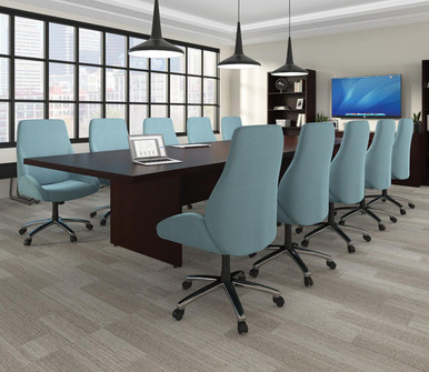 Offices To Go Superior Laminate 12' Rectangular Conference Table