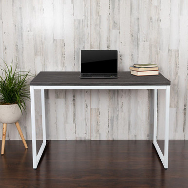 Flash Furniture 47" Rustic Gray Desk