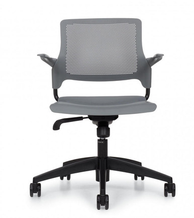Global Stream Wipe Clean Task Chair with Arms