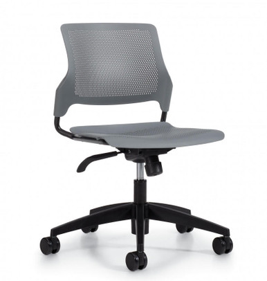 Global Stream Armless Wipe Clean Task Chair