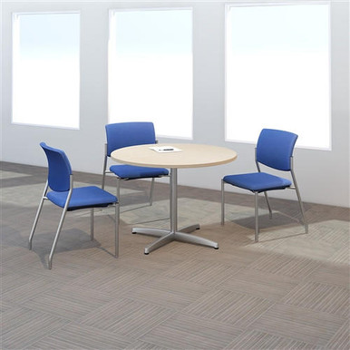 Bush 42" Round Table with Metal Disc Base