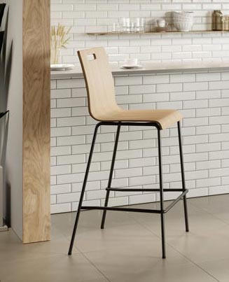 KFI Jive Wood Laminate Bar Stool BR9222