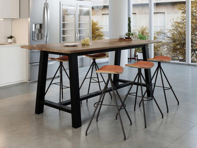 KFI 84"W x 36"D x 36"H Midtown Industrial Counter Height Conference Table
