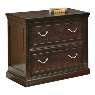 Office Source Markle Espresso Wood Lateral File Cabinet FL450