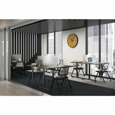Office Source 8 Person Training Room Furniture Configuration with ...