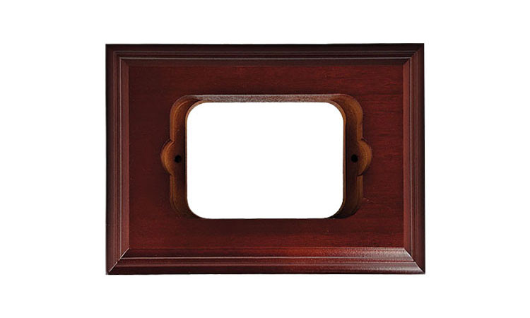 Classic Cedar Stained Mounting Block - Oblong To Suit Standard Switch ...