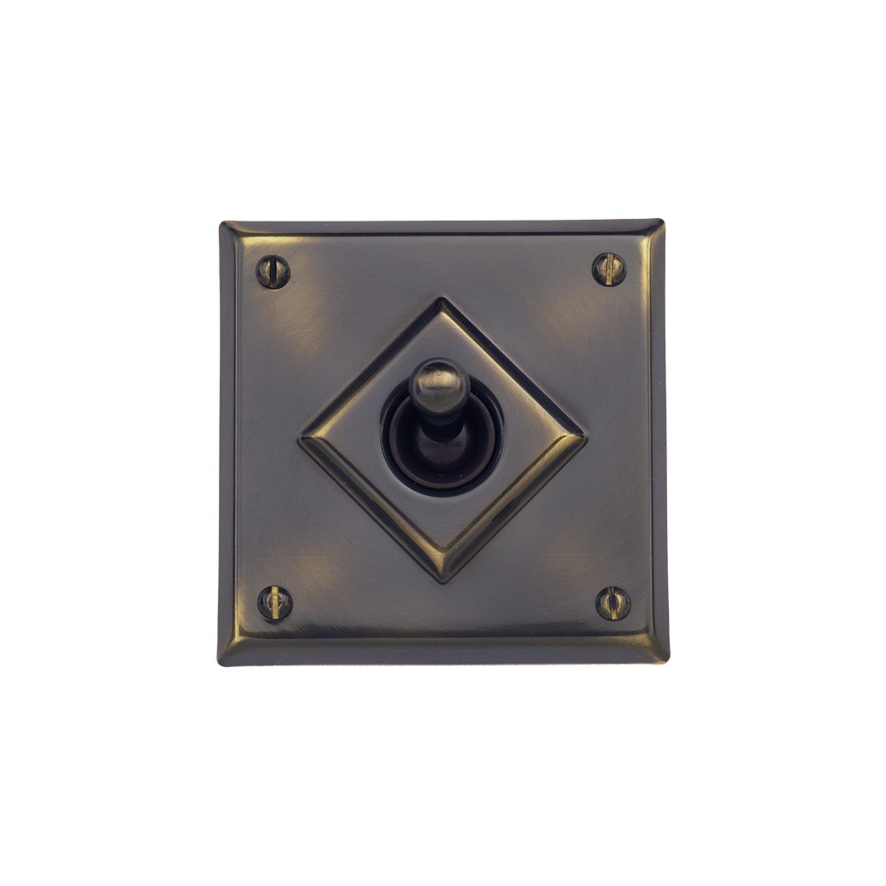Genuine Classic Electric Bungalow / Tudor Switch - Antique Brass 10AB ...