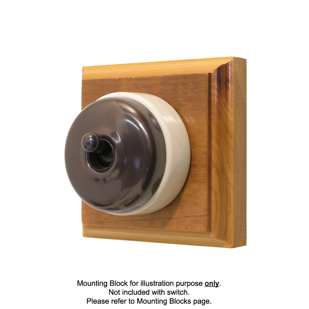 Genuine Classic Electric Switch With White Porcelain Base - Non ...