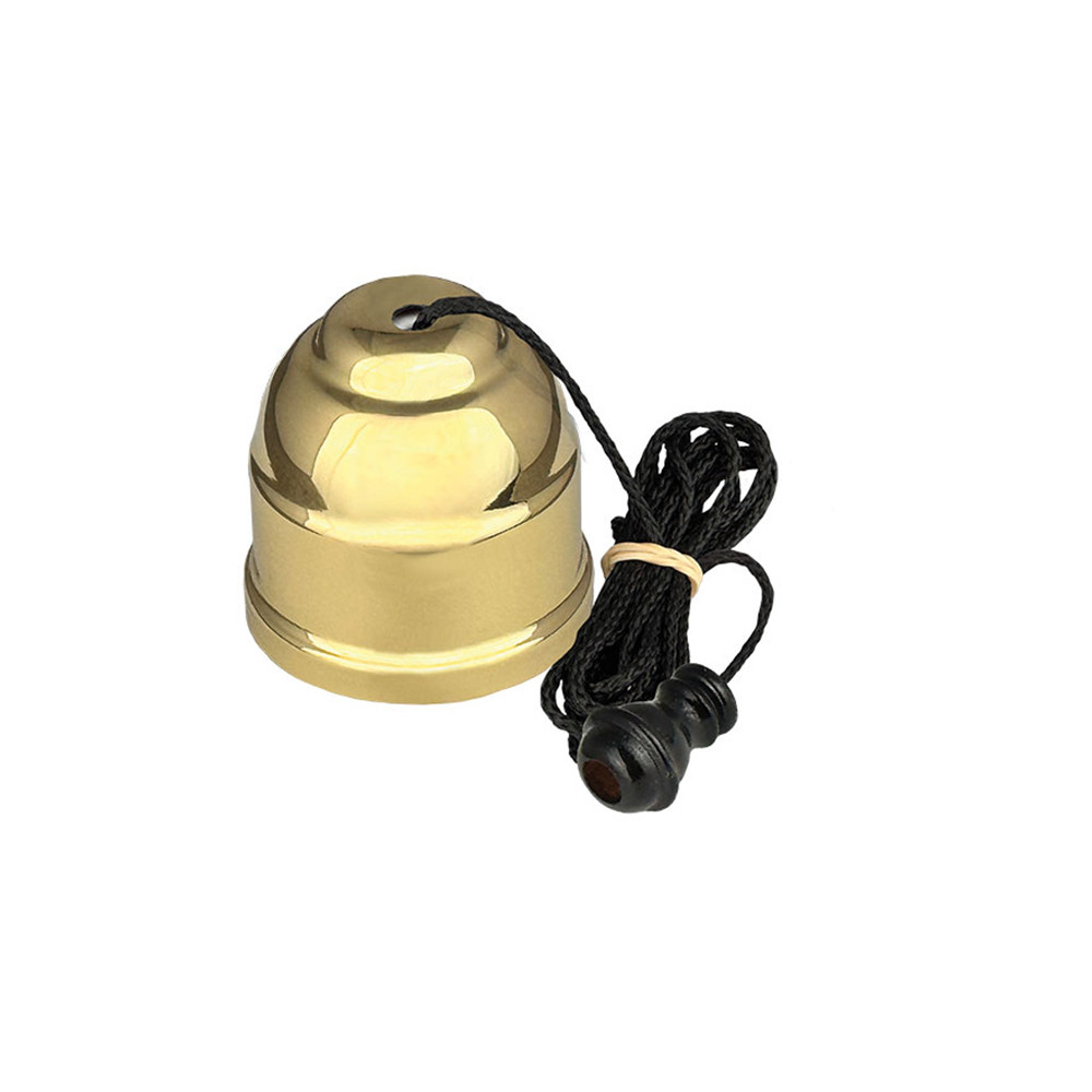 Style Brass Ceiling Pull Cord Switch with Black Cord - 90BK PB ...