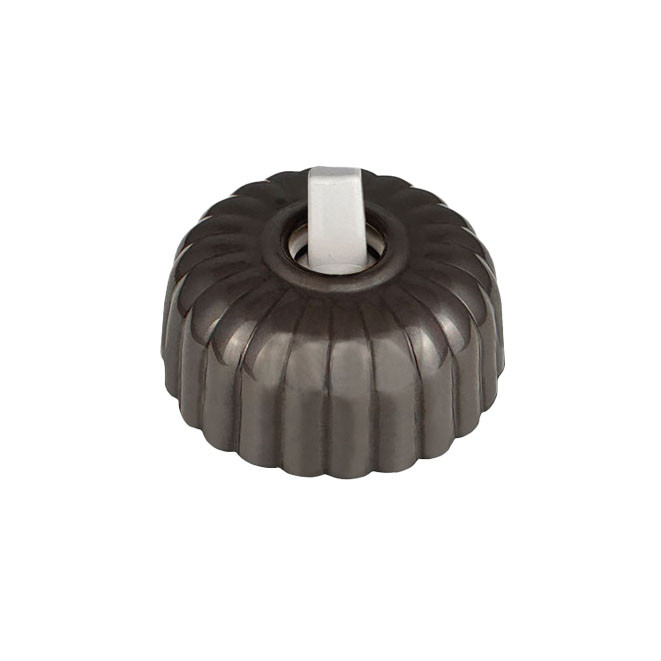 Non Relieved Bronze Ribbed Switch with Bakelite White Dolly - 45/2W NR ...