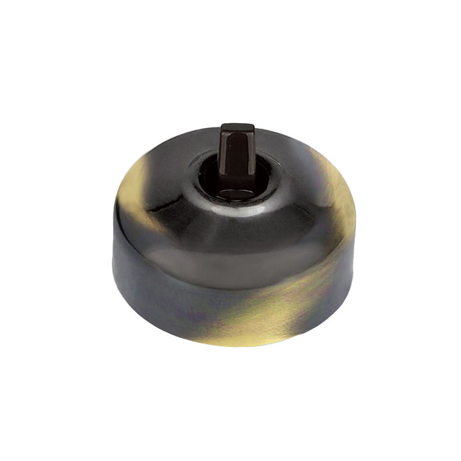 Round Antique Brass Switch with Bakelite Brown Dolly - 55/2B AB ...