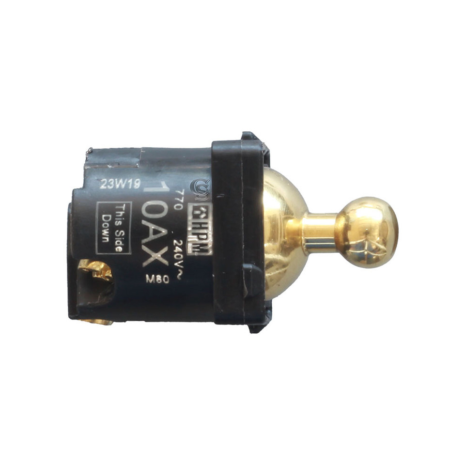 Polished Brass HPM Toggle Switch Mechanism to fit Tradco Range ...