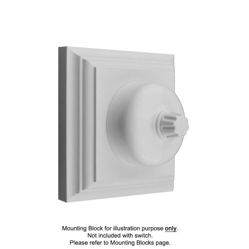 White Clipsal Heritage Round Three Speed Fan Controller - 55FC/3SPCW ...