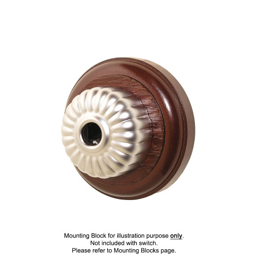 Clipsal Heritage Style Ribbed Data Socket - Satin Chrome - Classic ...