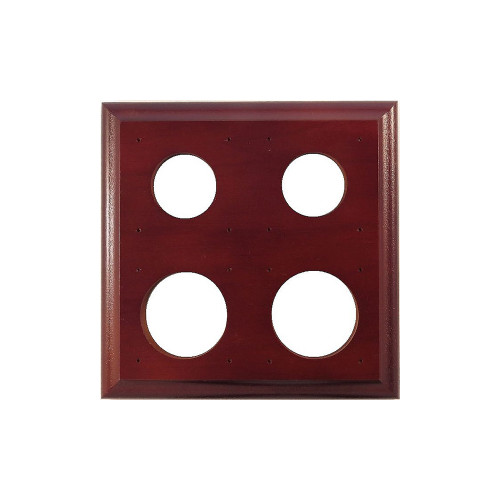 Bungalow GPO/Power Outlet Cedar Stained Mounting Block - 4 Gang Square ...