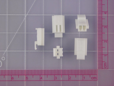 JST H2P-SHF-AA Connector Receptacle, NH Series, 2 Position, 2.5mm, Free Hanging, Crimp, Latch ...