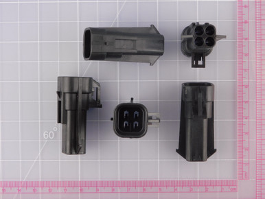 APTIV 12160825 Automotive Connectors 4P MALE BLACK 150 SERIES 14 AMPS ...