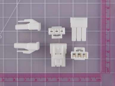 JST YLP-03V 3P Rectangular Connectors - Housings Plug White 0.177" (4.50mm) X122839 - OCO Connectors