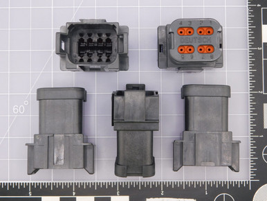DEUTSCH DT04-08PA-E005 Automotive Connectors DT RECP ASM X116490 - OCO Connectors