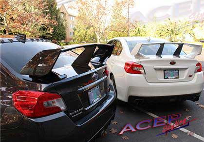 Perrin Wing spoiler Stabilizer fits 15-16 Subaru STI