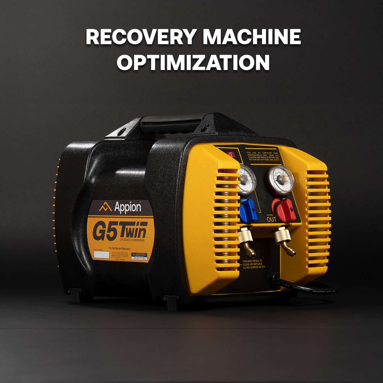 Recovery Machine Optimization - Appion