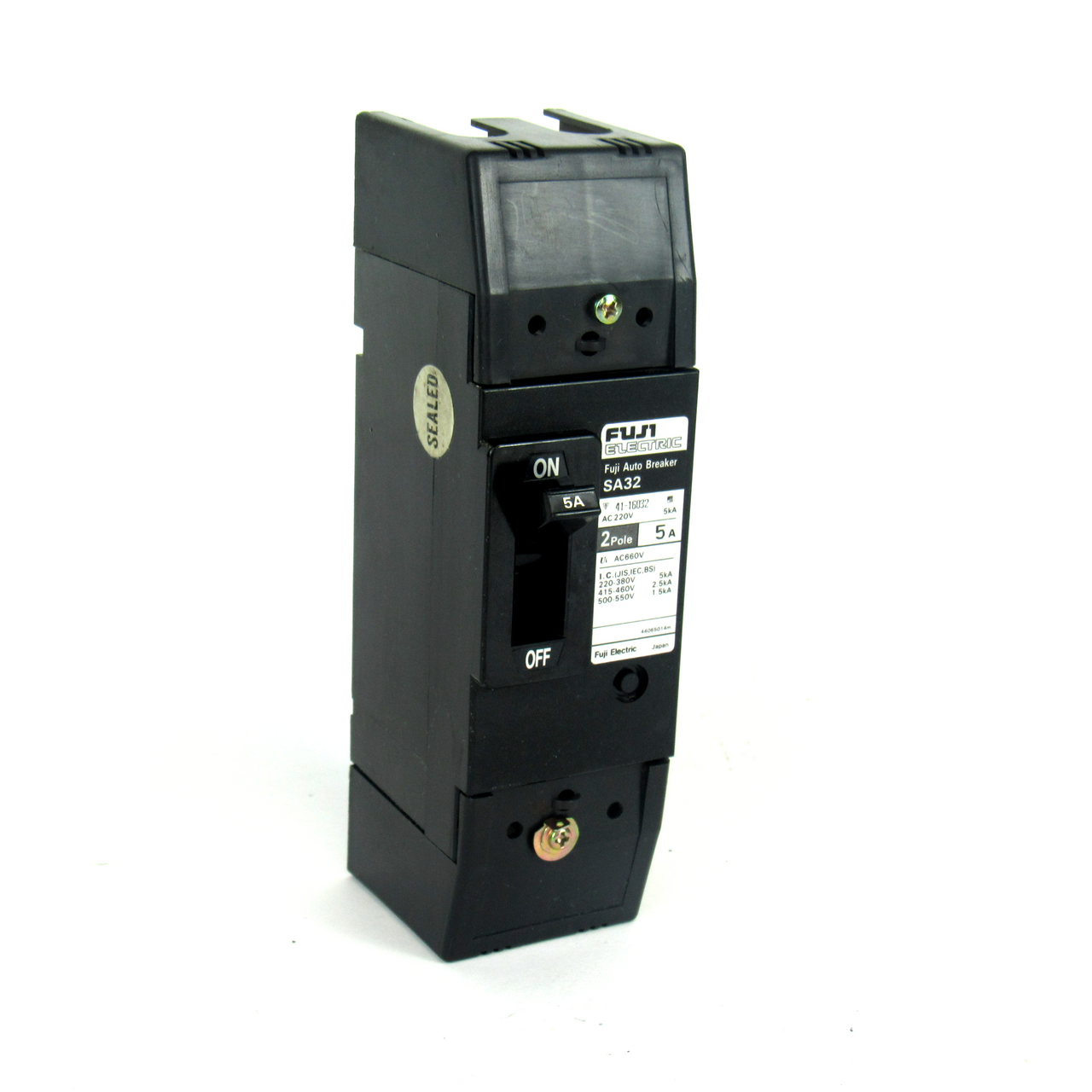 Fuji Electric SA32 Auto Circuit Breaker, 5 Amp, 2-Pole
