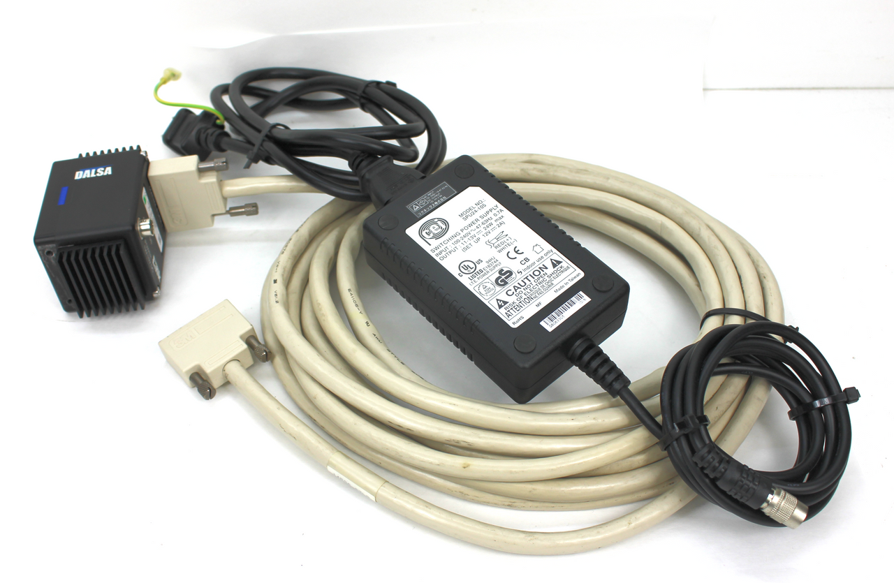 Dalsa P2-22-04K40 Line Scan Camera 12-15V w/ Power Supply Cable