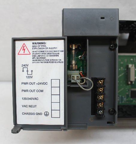 Allen Bradley 1746-A7 Rack 7 slot with 1746-P1 Power Supply SLC500