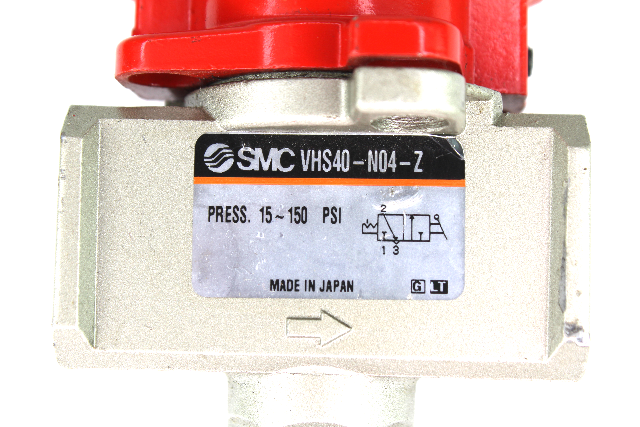 SMC VHS40-N04-Z 3-Port Pneumatic Lock Out Valve, 15~150 PSI
