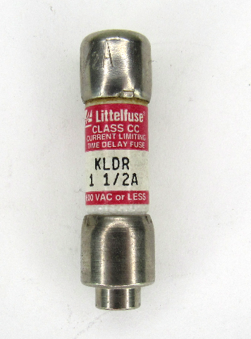 Littelfuse KLDR1-1/2A Time Delay Fuse, Current Limiting, 1-1/2 Amp, 600V AC