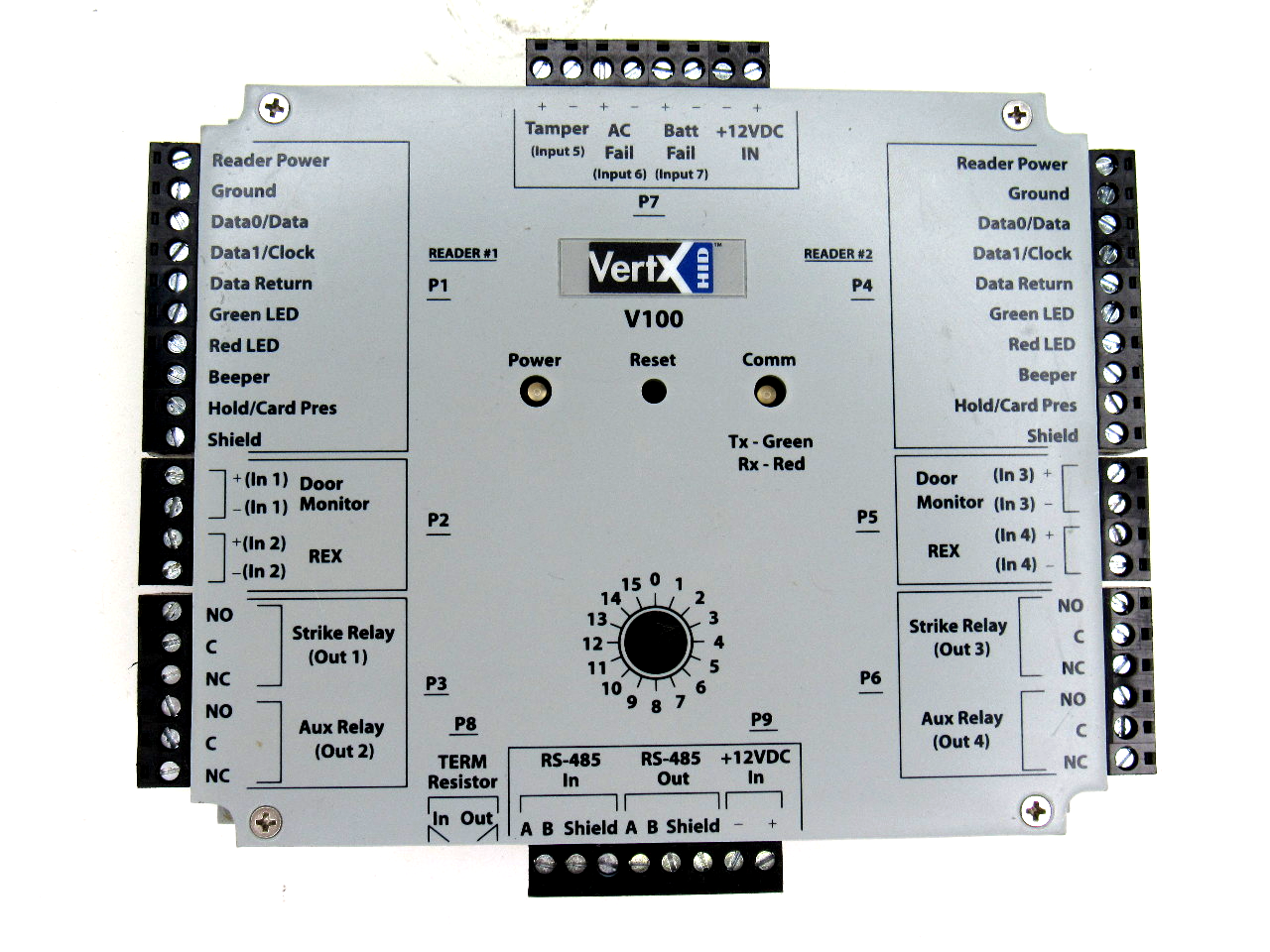 HID KCC-REM-JQ6-V100 Vertx Networked Access Controller for 2 Readers ...