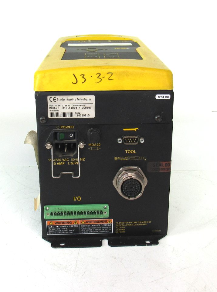 Stanley Assembly Technologies 21A111000 Torque Controller QC0001