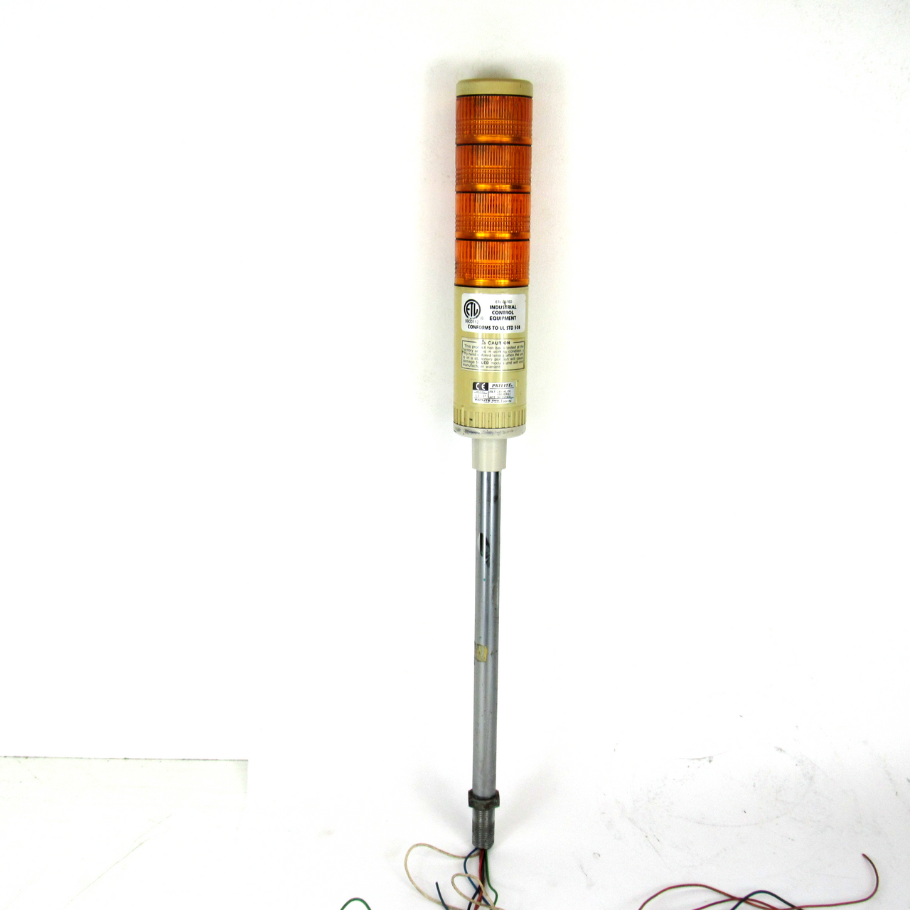 Patlite LE-P Signal Tower, Amber, 24V AC/DC, 3W