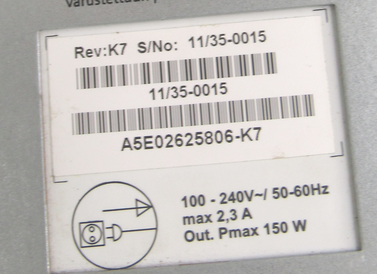 Siemens Simatic PCS7 Box Computer 6ES7650-4AA00-0DA3 w/ Software IPC627C