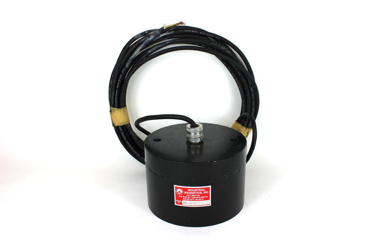 Industrial Magnetics ER2-603A014-24VDC Round Electromagnetic Magnet, 24V DC